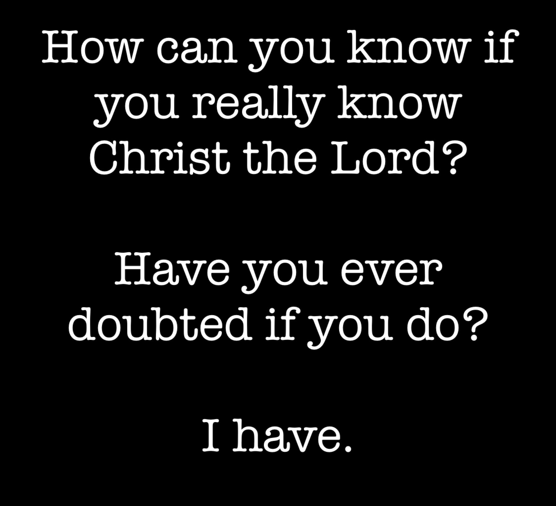 How can you know if you really know Jesus? – Kim Jaggers Ministry