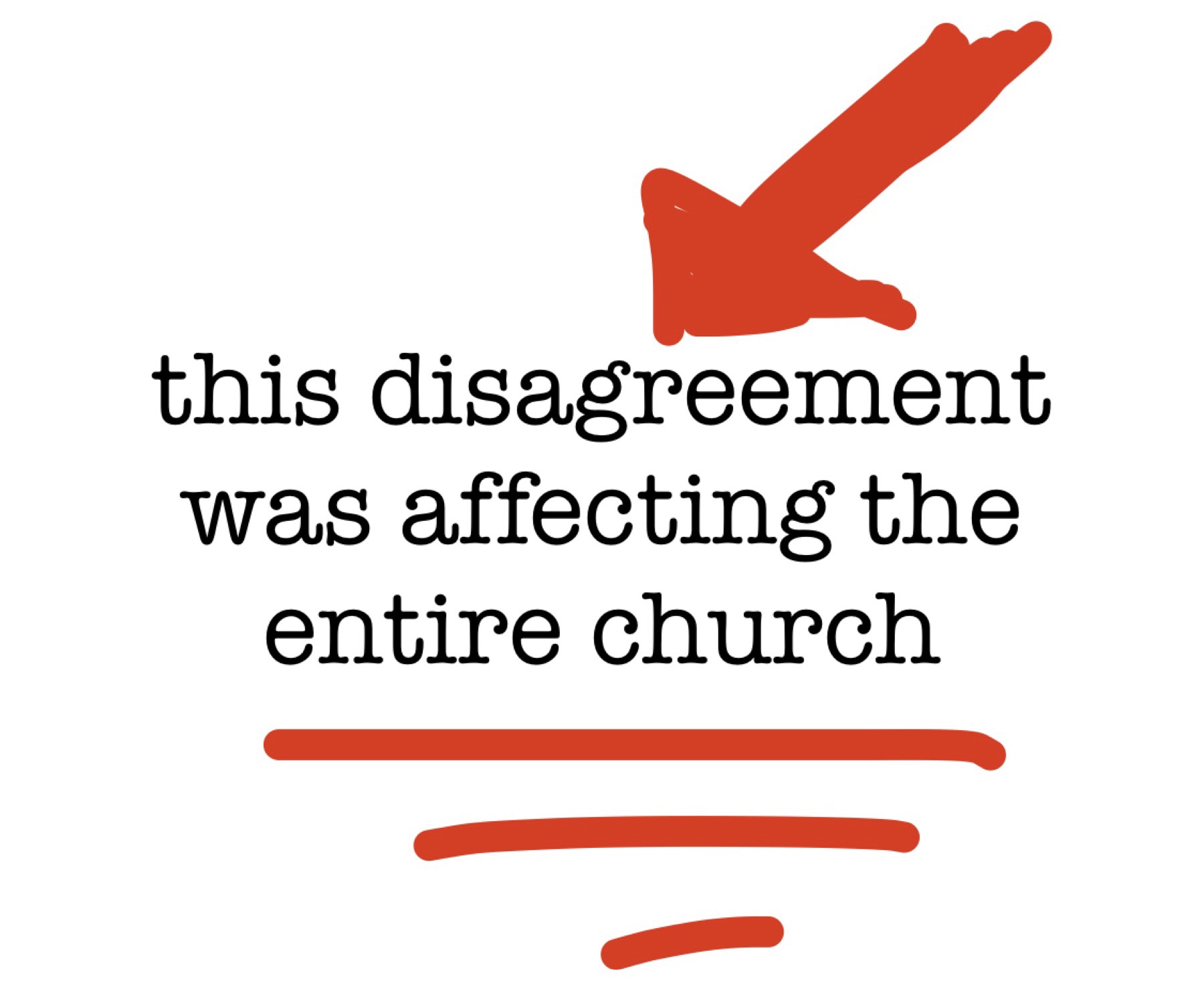 This disagreement was affecting the entire church! – Kim Jaggers Ministry