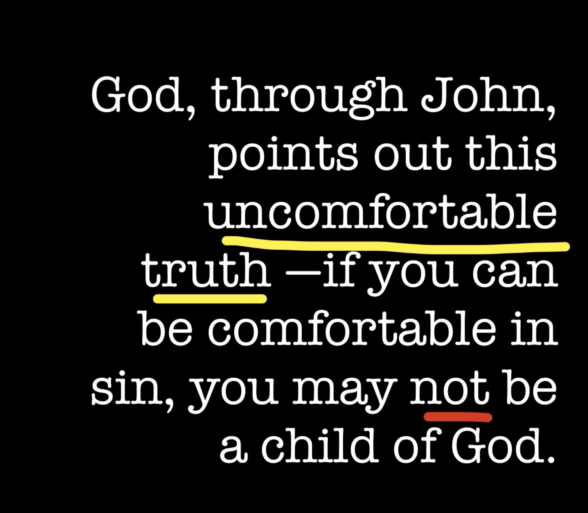 Uncomfortable Truth – Kim Jaggers Ministry