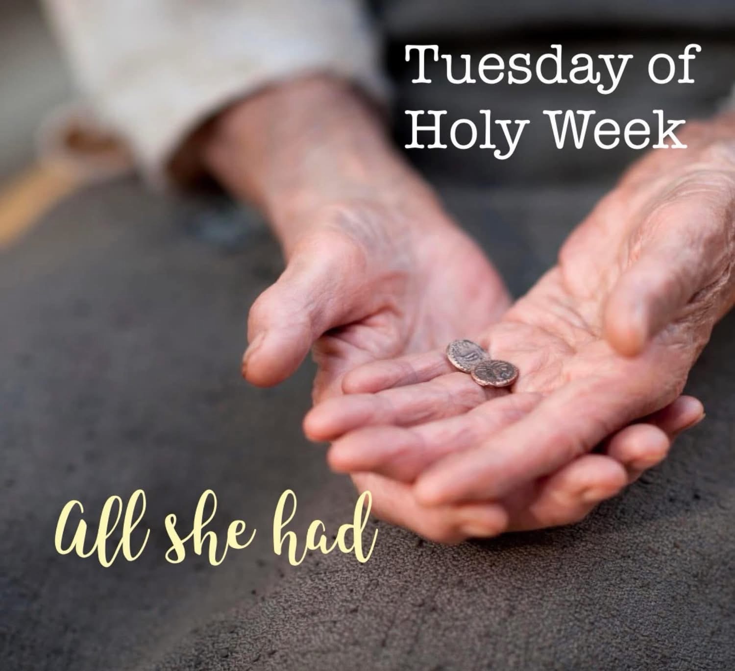 Tuesday of Holy Week – Kim Jaggers Ministry